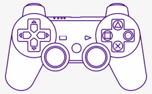 Playstation 2 Clipart Png - Ps4 Controller Coloring Page - Free ...