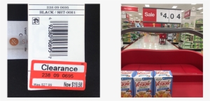 Clearance Tag & Sale Sign At Target - Grocery Store - Free Transparent ...