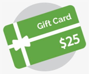 Gift Card - 25 Dollars - Gift Card Icon - Free Transparent PNG Download ...