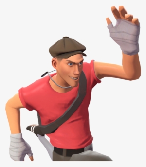 My Stuff Tf2 Scout - Tf2 Scout Fanart - Free Transparent PNG Download ...