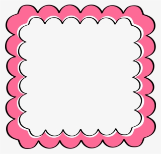 Fuchsia Border Frame Png Clipart - Pink Glitter Frames Png - Free ...