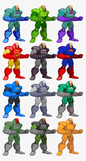 Lex Luthor Palettes - Lex Luthor Sprite Sheet - Free Transparent PNG ...