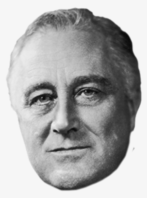 Roosevelt Face - Franklin D Roosevelt Head - Free Transparent PNG ...