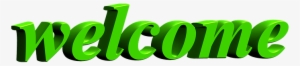 Png Images Transparent Backgrounds Images For Free - Welcome Green Png ...