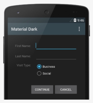 Material Theme And Widgets - Android Material Design Dark Theme - Free ...
