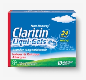 Front View Of Claritin® Liqui Gels® Capsules 24 Hour - Claritin Allergy ...