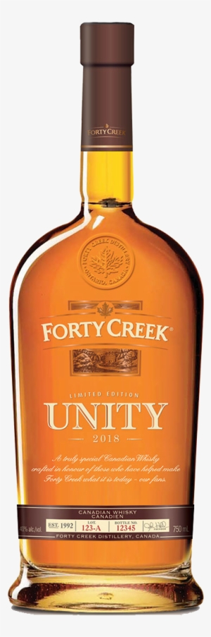 2018 Bottle Reservations - Forty Creek 40% Whiskey - Free Transparent ...