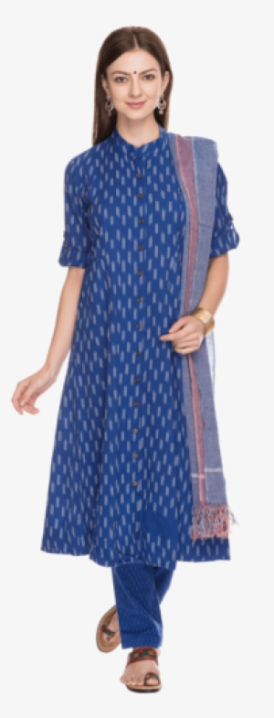 Womens Printed Salwar Suit - Salwar - Free Transparent PNG Download ...
