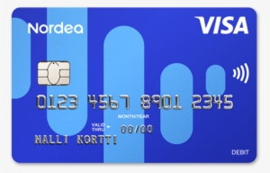 Nordea Debit Kortti - Nordea Visa - Free Transparent PNG Download - PNGkey