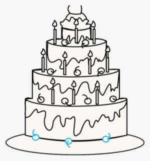 Drawn Cake Line - Drawing - Free Transparent PNG Download - PNGkey