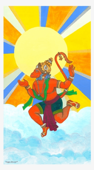 Portfolio Yoga Art - Hanuman Leaping - Free Transparent PNG Download ...
