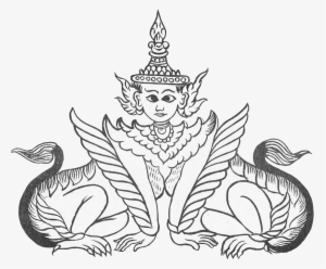 Manussiha In Burmese Representation - Burmese Arts Drawing - Free ...