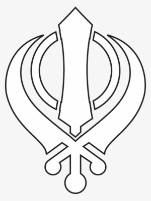 Sikh - Sikh Symbol White Png - Free Transparent PNG Download - PNGkey
