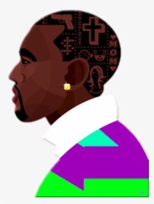 Kanye West Cartoon Psd - Kanye West Cartoon Png - Free Transparent PNG ...