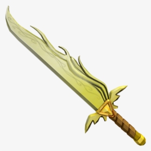 Golden Linked Sword - Roblox Sword Png - Free Transparent PNG Download ...