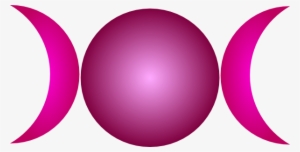 Triple Goddess Symbol Waxing Waning Download This - Triple Moon Vector ...