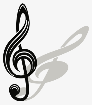 Big Image - Clipart Of Treble Clef Transparent - Free Transparent PNG ...