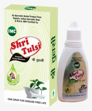 Shri Tulsi Drops - Shri Tulsi Imc Product - Free Transparent PNG ...