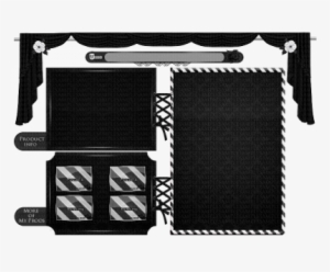 Pretty In Black Product Page - Imvu Homepage Layouts Png - Free ...