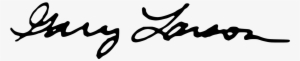 File - Gary Larson - Svg - Gary Larson Signature - Free Transparent PNG ...