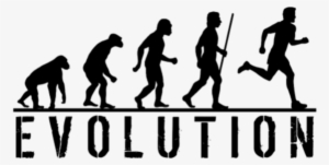 Evolution Of Man And Running - Evolution Of Man Png - Free Transparent ...