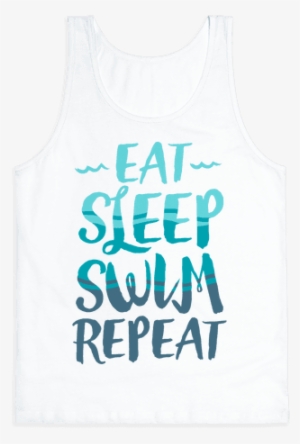 Eat Sleep Swim Repeat T Shirt - Free Transparent PNG Download - PNGkey