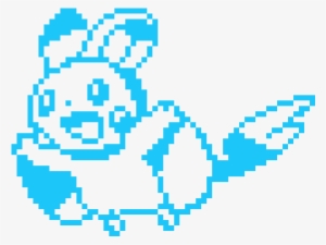 Emolga - Emolga Pixel Art - Free Transparent PNG Download - PNGkey