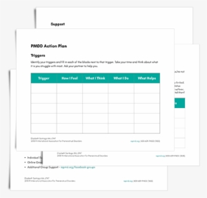 Pmdd Action Plan - Action Plan - Free Transparent PNG Download - PNGkey
