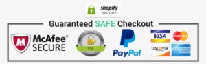 Safe Checkout - Guaranteed Safe Checkout Trust Badge - Free Transparent ...