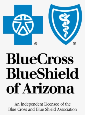 Bcbsaz Logo 3005&blk Stacked - Blue Cross Blue Shield Of Arizona - Free ...