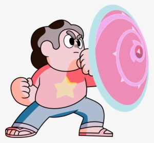 Steven Shield - Steven Universe With Shield - Free Transparent PNG ...