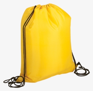 Lightweight Drawstring Bag - Yellow Drawstring Bag Png - Free ...