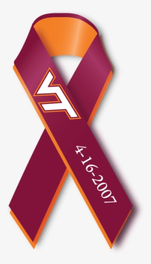 We Are Va Tech - Virginia Tech Massacre Ribbon - Free Transparent PNG ...
