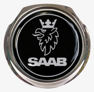 Saab Black Logo Car Grille Badge With Fixings - Saab Emblem Black ...