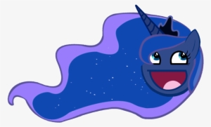 Img 1705894 2 Princess Luna Awesome Face - Mlp Luna Head - Free ...