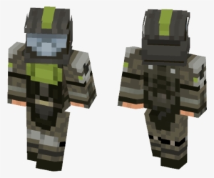 Green Odst - Minecraft Scarecrow Skin - Free Transparent PNG Download ...