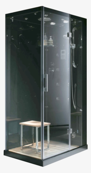 Steam Planet Jupiter Plus Steam Shower In Black - Steam Planet 43-inch ...