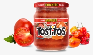 Tostitos® Chunky Habanero Salsa Hot - Tostitos Salsa - Free Transparent ...
