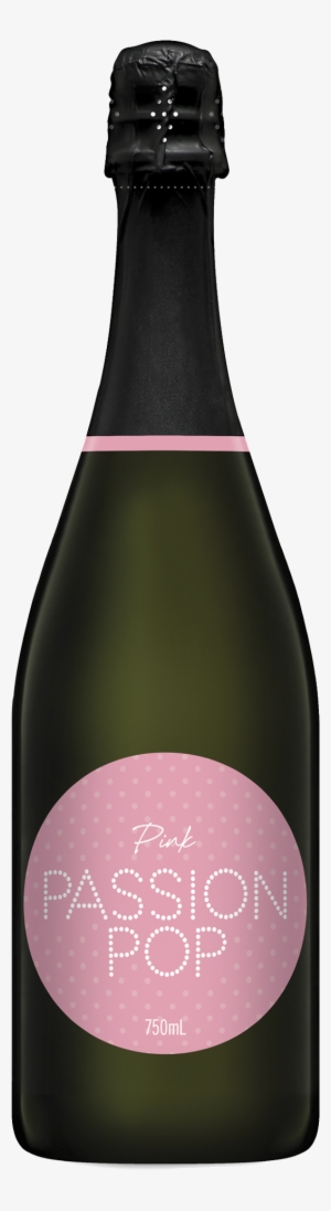 Passion Pop Pink Bottle - Glass Bottle - Free Transparent PNG Download ...