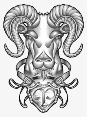 Aries Zodiac Sign With Butterfly Tattoo Design - Aries Butterfly Tattoo ...