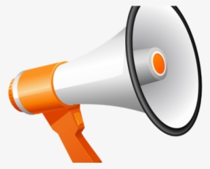 Orange Megaphone Clipart - Free Transparent PNG Download - PNGkey