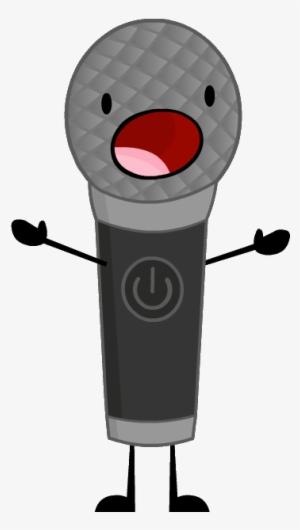 Microphone Clipart Black Object - Inanimate Insanity Microphone - Free ...