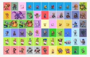 My Entire Set Of Smash Sprites Since The Direct Still - Cartoon - Free ...