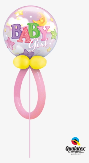 Dummy Balloon Pink - Baby Girl Bubbles - Free Transparent PNG Download ...