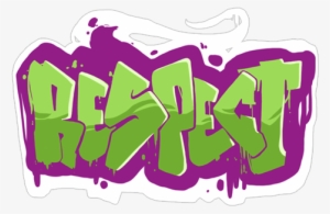 Respect Graffiti Text - Graffiti - Free Transparent PNG Download - PNGkey