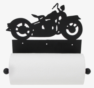 Biker Vintage Paper Towel Holder - Motorcycle Helmet - Free Transparent ...