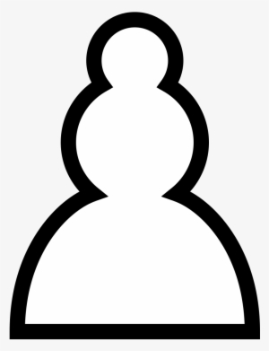 Western White Side Pawn - Pawn Svg - Free Transparent PNG Download - PNGkey