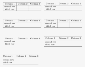Comparison Of Different Table Layouts - Table 2x2 Apa Format - Free ...