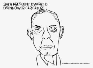 Dwight D - Drawing - Free Transparent PNG Download - PNGkey