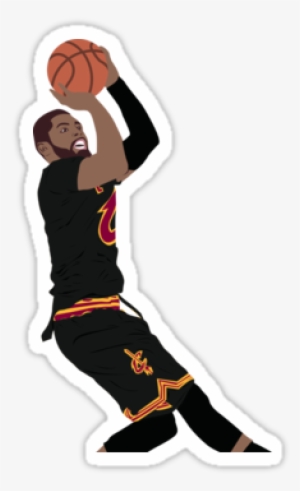 "kyrie Irving" Stickers By Karencumlat - Drawing - Free Transparent PNG ...